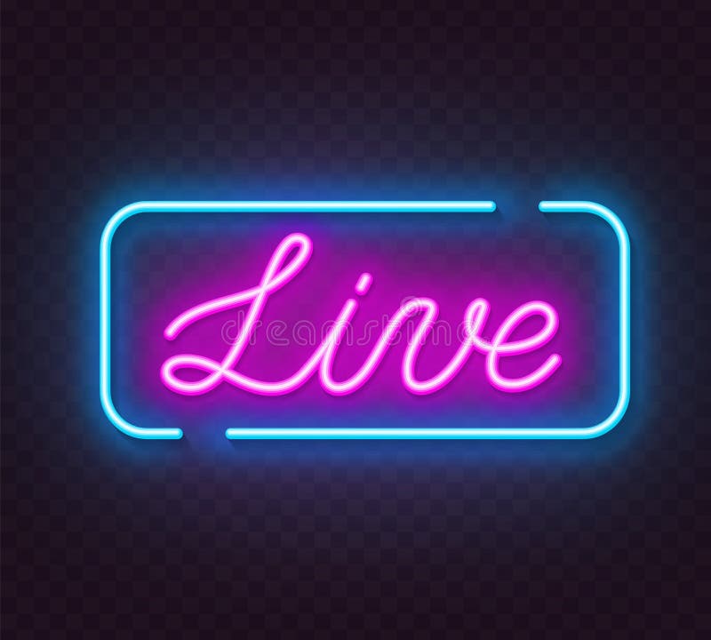 Neon Pink Live Air Stock Illustrations – 48 Neon Pink Live Air Stock ...