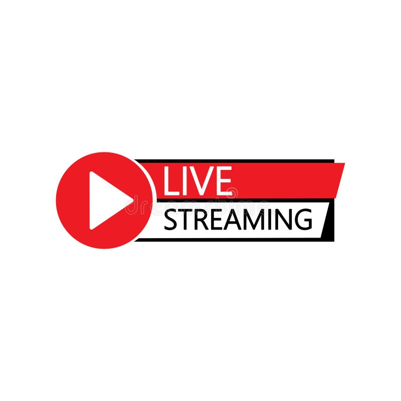 Live, play logo vector stock vector. Illustration of streaming - 315786927