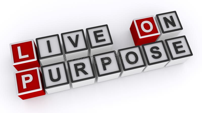 Purpose word cloud stock vector. Illustration of future - 179278039