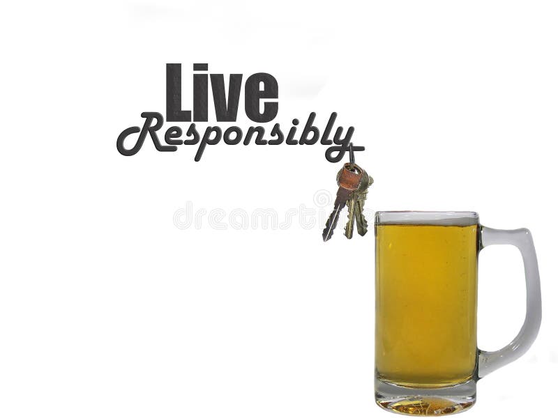 Live Responsibly stock photo. Image of ring, bubbly, amber - 6392736