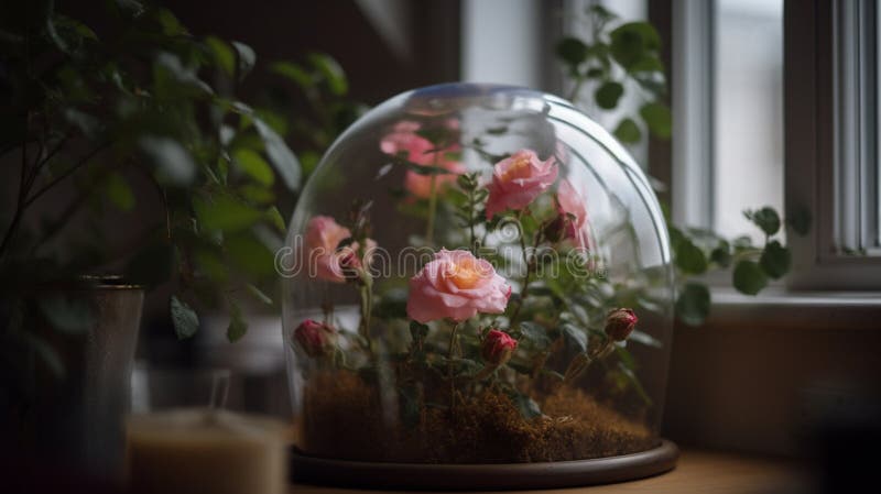A Live Rosebush. AI Generated Stock Photo - Image of foliage, growth ...