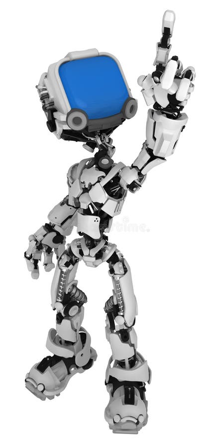 3 Finger Robot Hand, Spread Stock Illustration - Illustration of ...