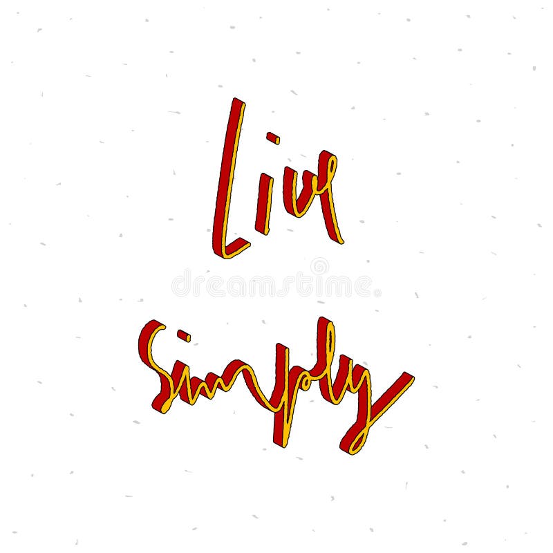 Live Simply Stock Illustrations – 301 Live Simply Stock Illustrations ...