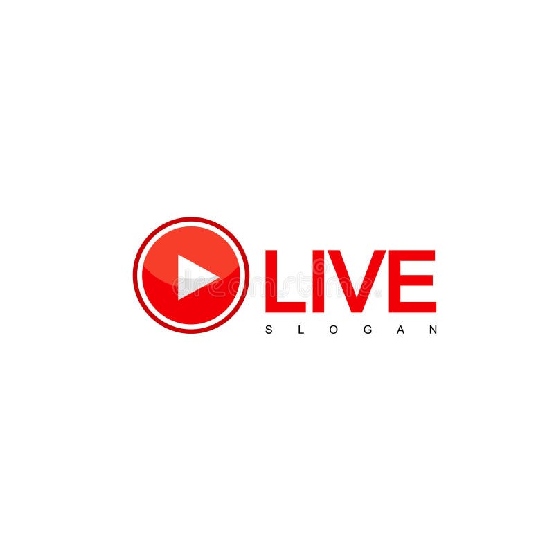 Live Streaming Logo Design Vector, TV Logo Stock Vector - Illustration ...