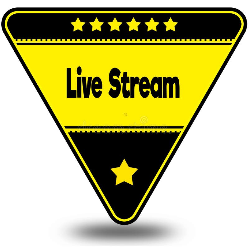 Black Live Stream Icon Stock Illustrations – 1,842 Black Live Stream ...