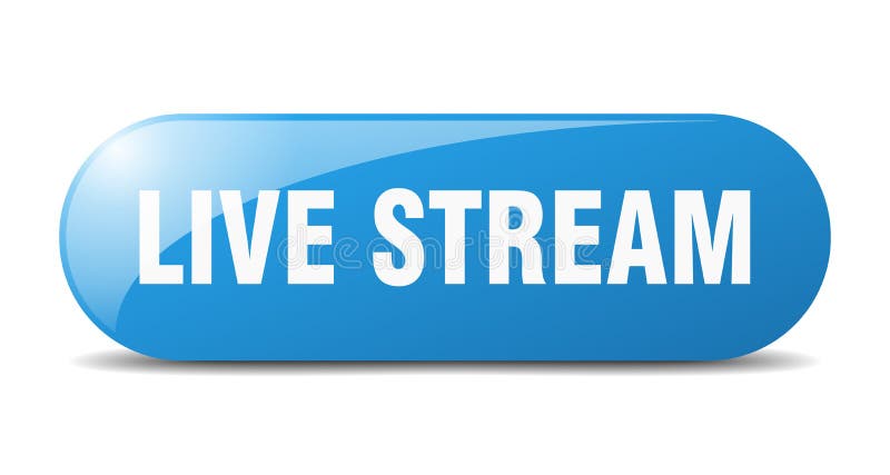 Live Stream Button. Live Stream Sign. Key. Push Button Stock Vector ...