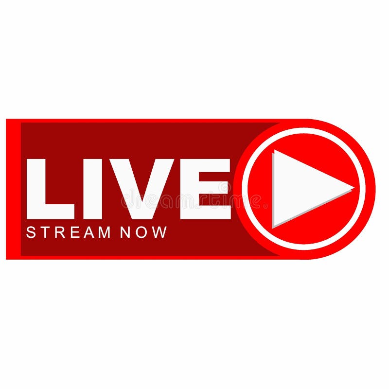 Live Stream Logo, YouTube or Streaming Stock Photo - Image of live ...