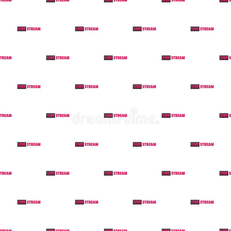 Live Stream Pattern Seamless Stock Illustration - Illustration of ... Live Stream Pattern Seamless Stock Illustration - Illustration of ...