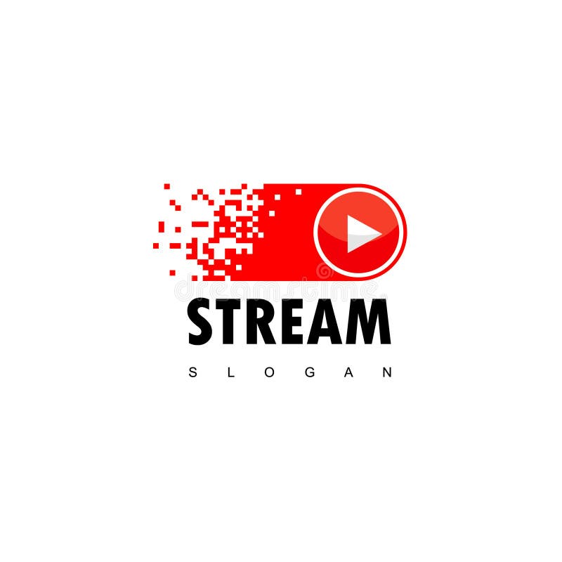 Live Streaming Logo Design Vector, TV Logo Stock Vector - Illustration ...