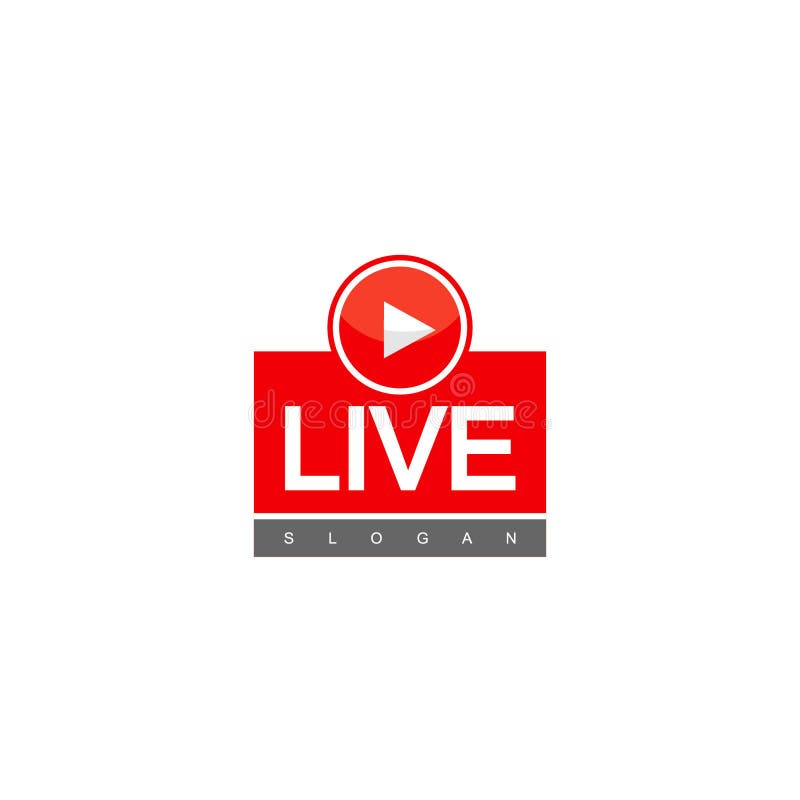 Live Streaming Logo Design Vector, TV Logo Stock Vector - Illustration ...