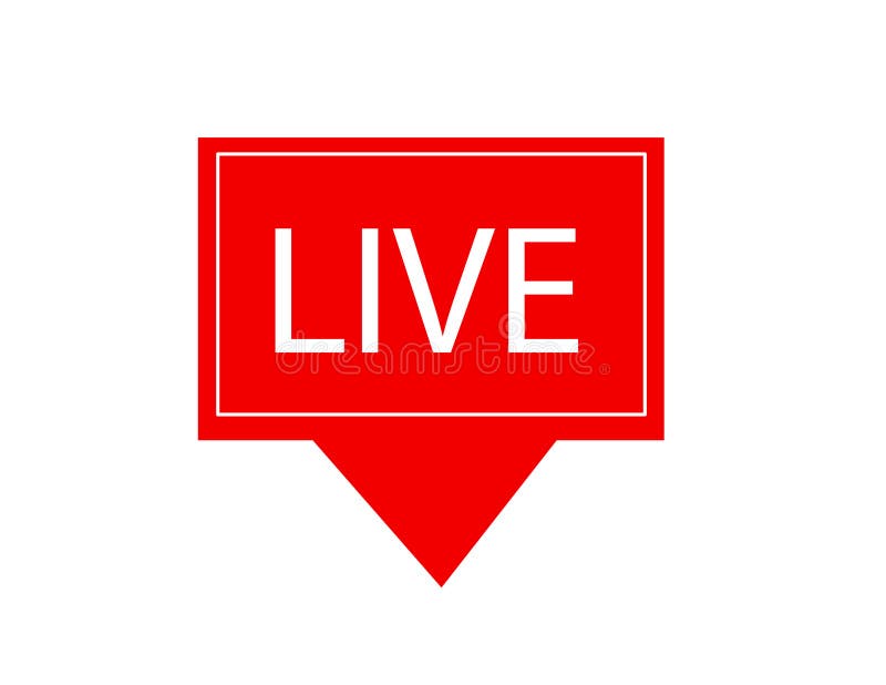 Live streaming icon vector stock vector. Illustration of broadcasting ...