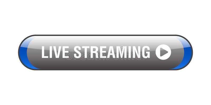 Live streaming button stock vector. Illustration of buttons - 122246851