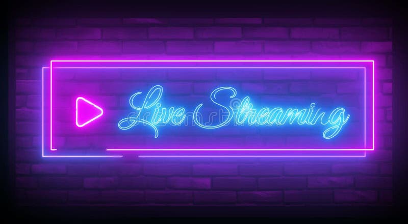 Live Streaming Frame with Social Media Icon Green Screen Background ...