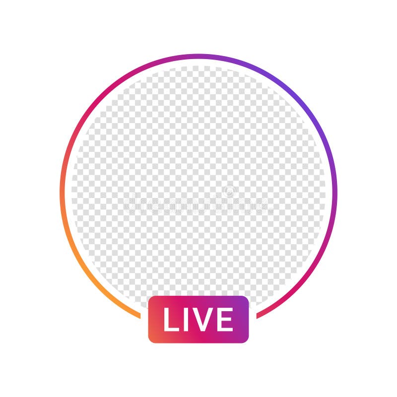Live Video Streaming Icon for Social Media. Social Media App Design ...