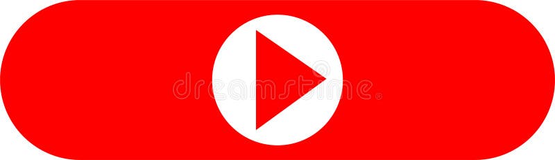 Live Video Streaming Template, Play Button Shape Stock Vector ...