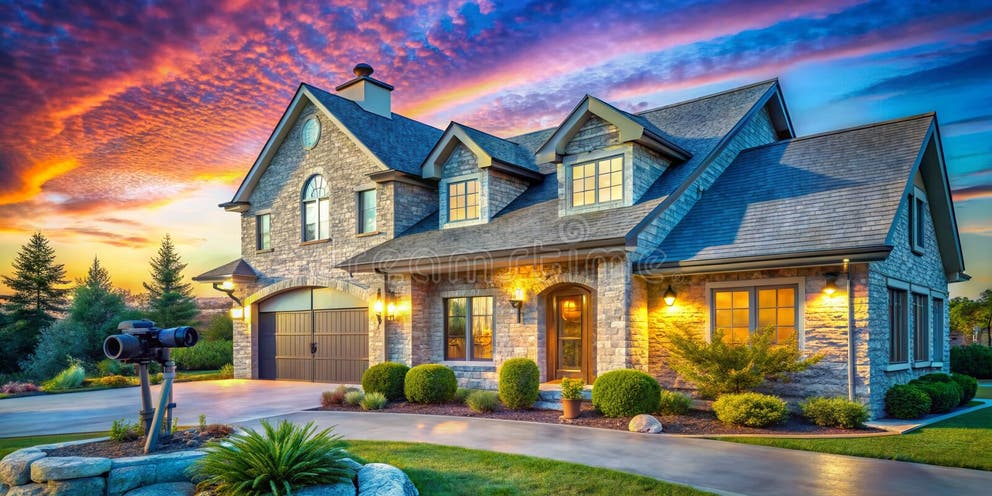 Live Webcam Stream of a Modern Stone House Explore Stunning ...