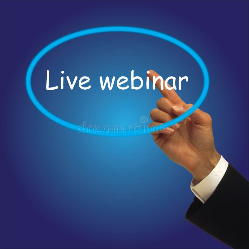 Live Webinar Concept for Button, Icon, Emblem Label Vector Illustration ...