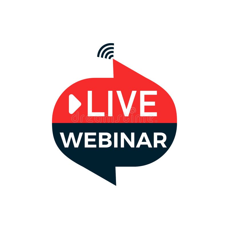 Live Webinar Button, Icon, Emblem, Label - Vector Design Stock Vector ... Live Webinar Button, Icon, Emblem, Label - Vector Design Stock Vector ...
