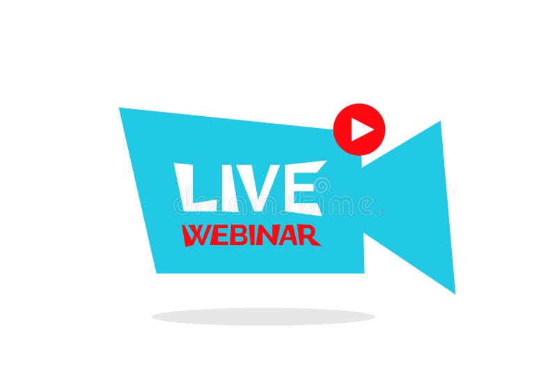 Live Webinar Online Icon, Free Internet Education Concept Stock Vector ...