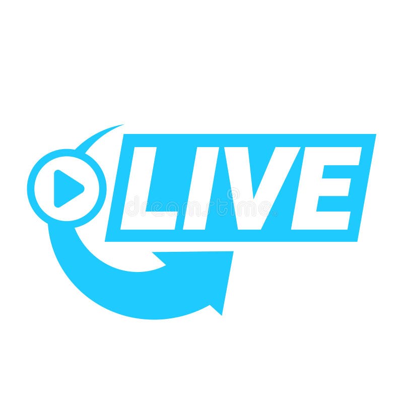 Live Webinar. Symbol or Emblem. Vector Icons. Stock Vector ...