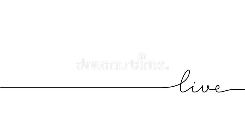 Live word concept stock vector. Illustration of social - 194492606