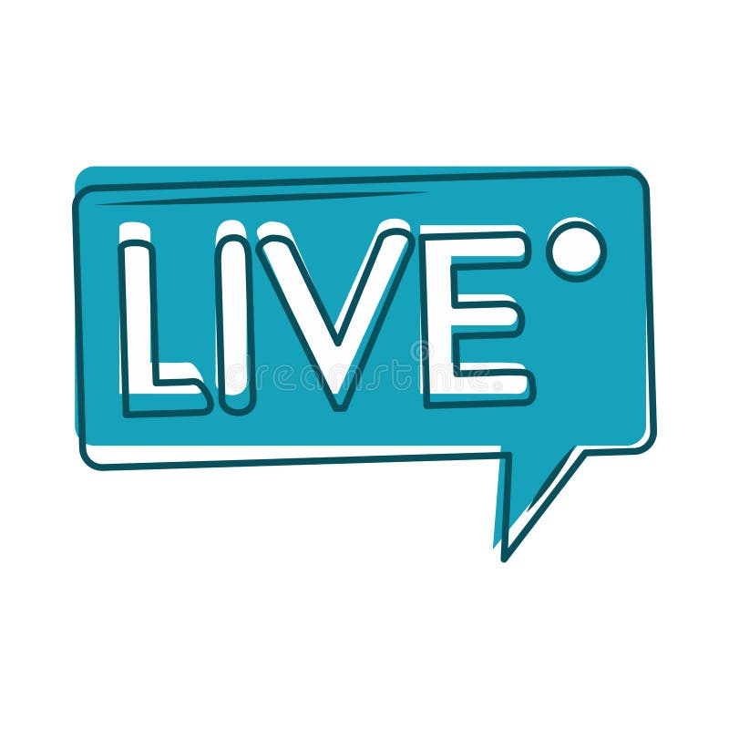 Live word concept stock vector. Illustration of social - 194492606