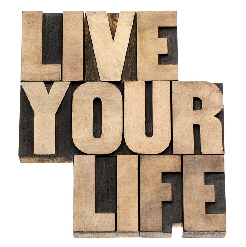 Live your life reminder stock photo. Image of paper, concept - 20896108