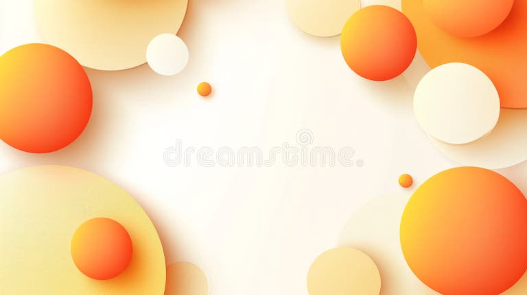 A Lively Assortment of Yellow Orbs, Differing in Size and Hue, Forms a ...