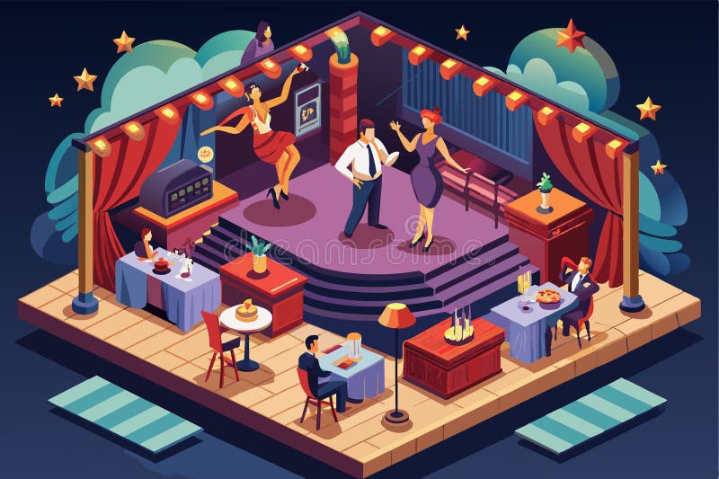 Dancing Guests Stock Illustrations – 317 Dancing Guests Stock ...