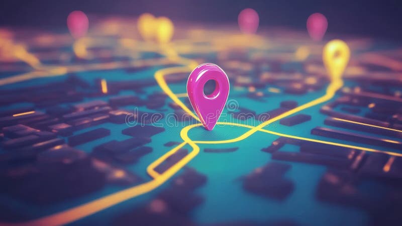 Lively City Map Excellent for Transportation, Navigation, or Logistics ...