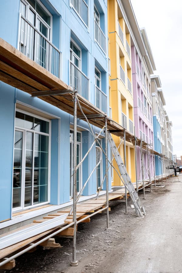 Residential Buildings Affordable Housing Focus Stock Photos - Free ...