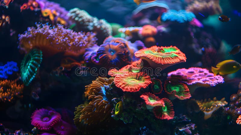Lively Coral Reef Filled with Vibrant Underwater Diversity Ai Image ...