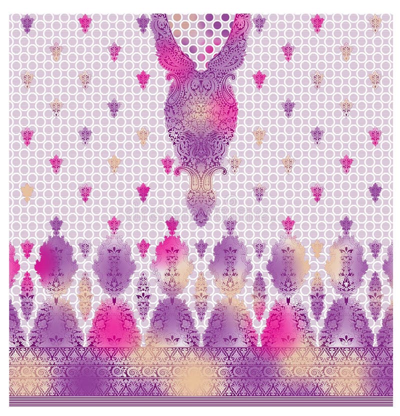 A Lively Design Characterized by a Mix of Purple and Pink, Featuring an ...