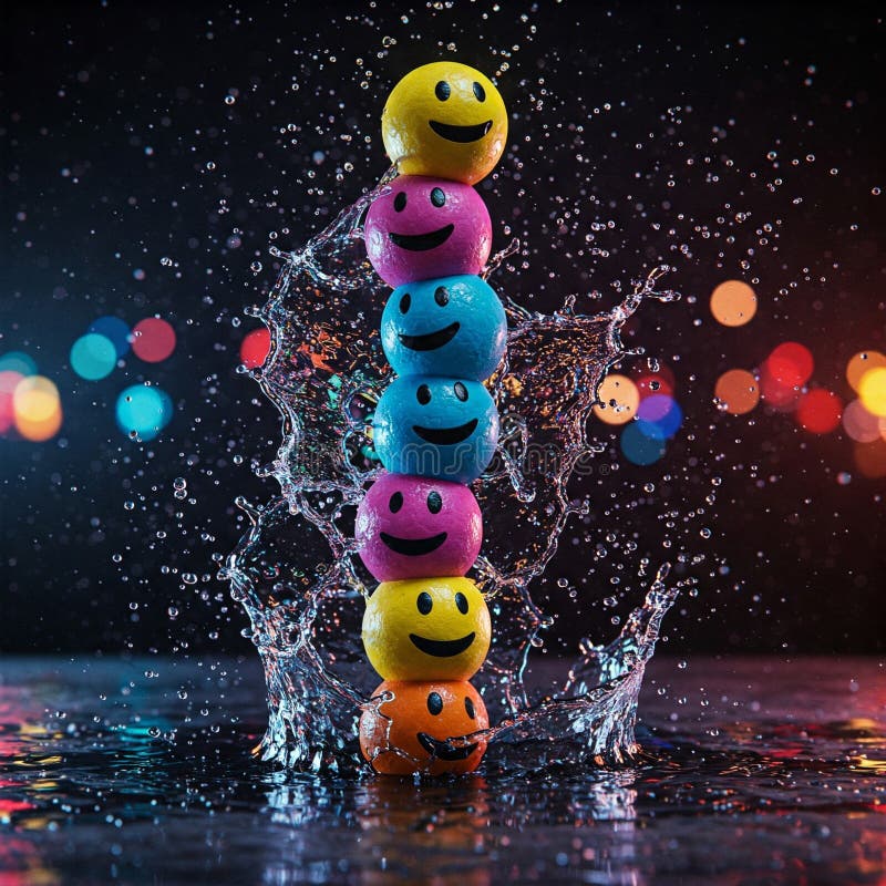 Smiley water drop stock vector. Illustration of comic - 36980031