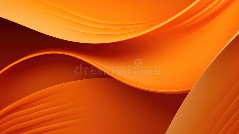 Lively Dynamic Orange Background Stock Photo - Image of generated ...