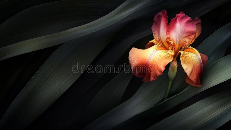 Lively Golden Blossom with an Abstract Backdrop Stock Photo - Image of ...