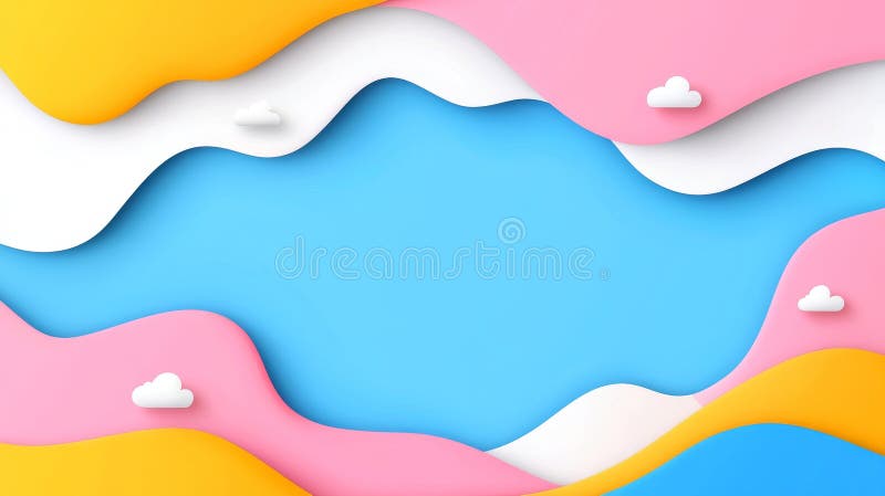 A Lively Gradient Pattern Featuring Gentle Hues and a Seamless ...