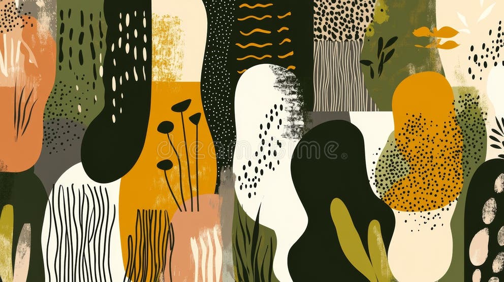 A Lively Green Backdrop Featuring Overlapping Leaf Patterns and Nature ...