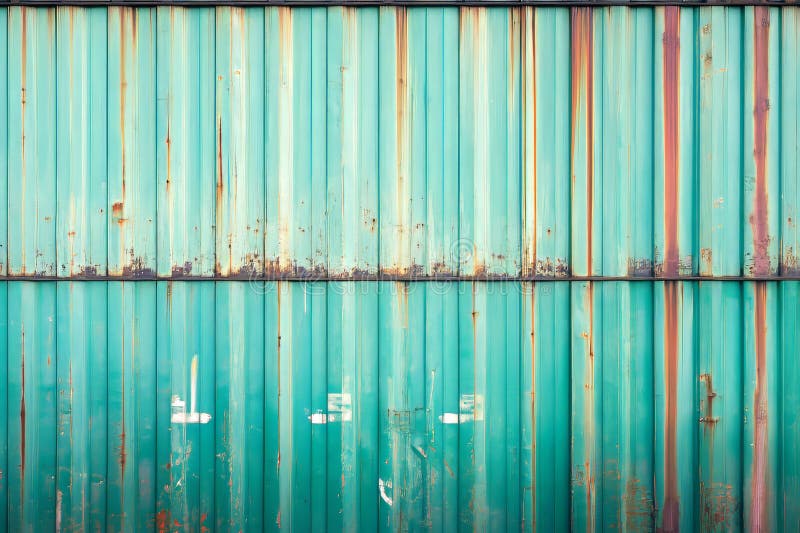 A Lively Green Shipping Container Represents the Essence of Global ...