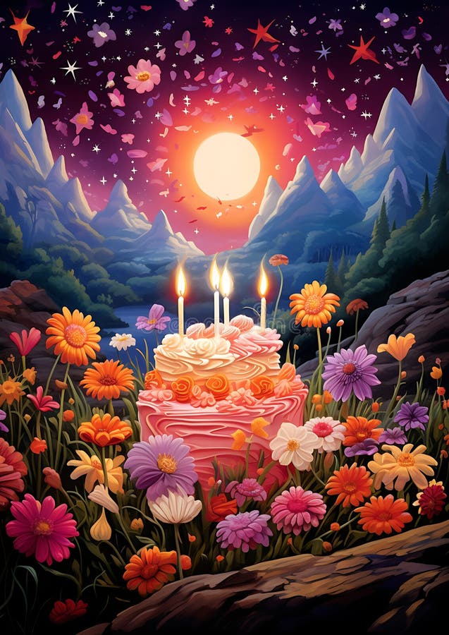 Lively Invitation Backdrops Stock Illustration - Illustration of cute ...