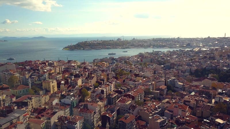 Lively Istanbul Turkey on a Sunny Day Stock Image - Image of ...