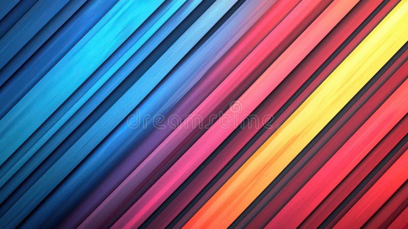 Lively Layered Stripes with Color Gradients for Visual Appeal Stock ...