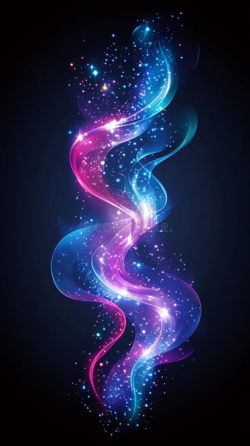 A Lively Mix of Bright Colors Set Against a Dark Backdrop, Producing a ...