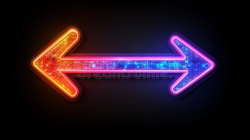 Lively Modern Arrow Chart Depicting an Upward Movement Stock Image ...