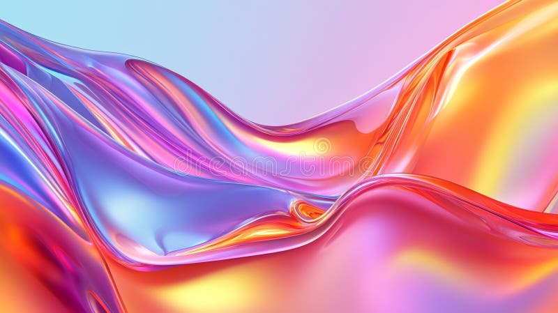 A Lively, Multicolored, Undulating Abstract Backdrop Made of Textured ...