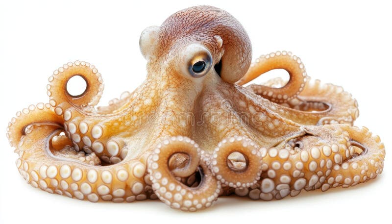 Curious Octopus Exploring Its Surroundings in a Vibrant Underwater ...