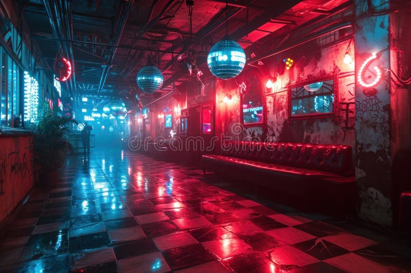 A Lively Scene with People Immersed in the Energetic Atmosphere of a ...