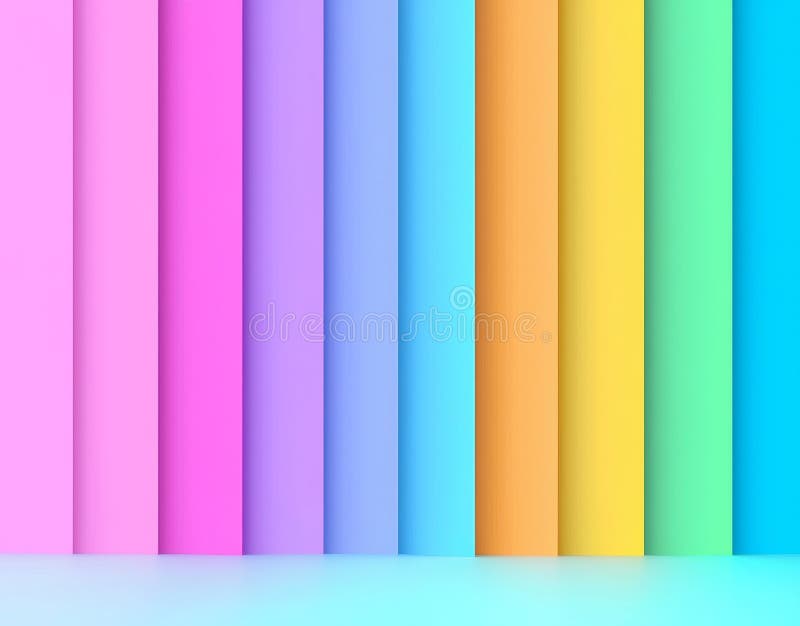 A Lively Spectrum of Colors Forming a Gentle, Abstract Backdrop. Stock ...