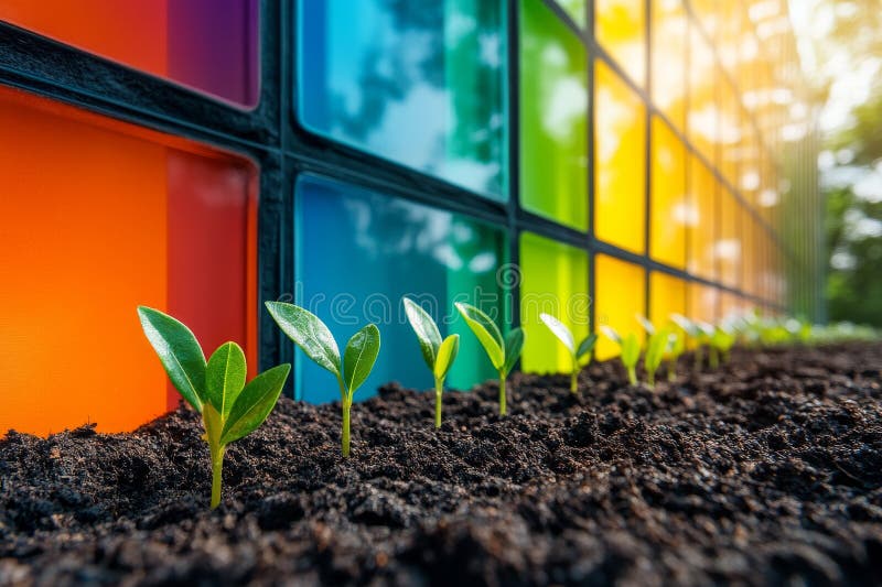 A Lively Timeline Featuring a Tree that Grows Along it, Representing ...