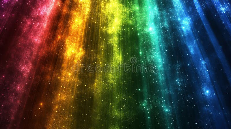 A Lively and Vivid Abstract Picture Featuring Glistening Light Patterns ...